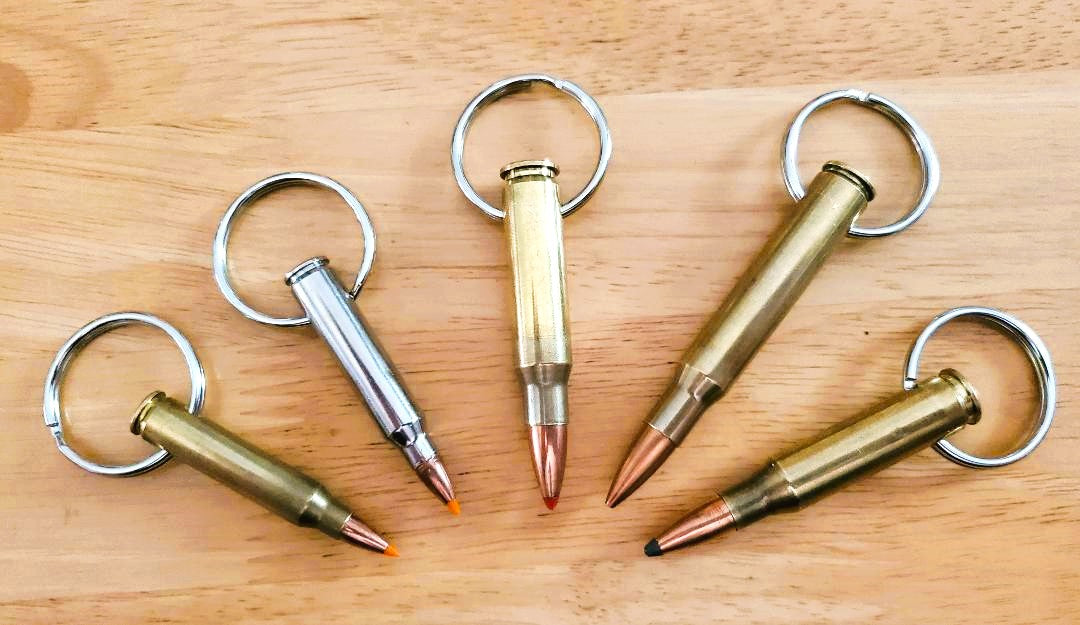 Personalized Rifle Bullet Keychains – PineStateCustomsCo